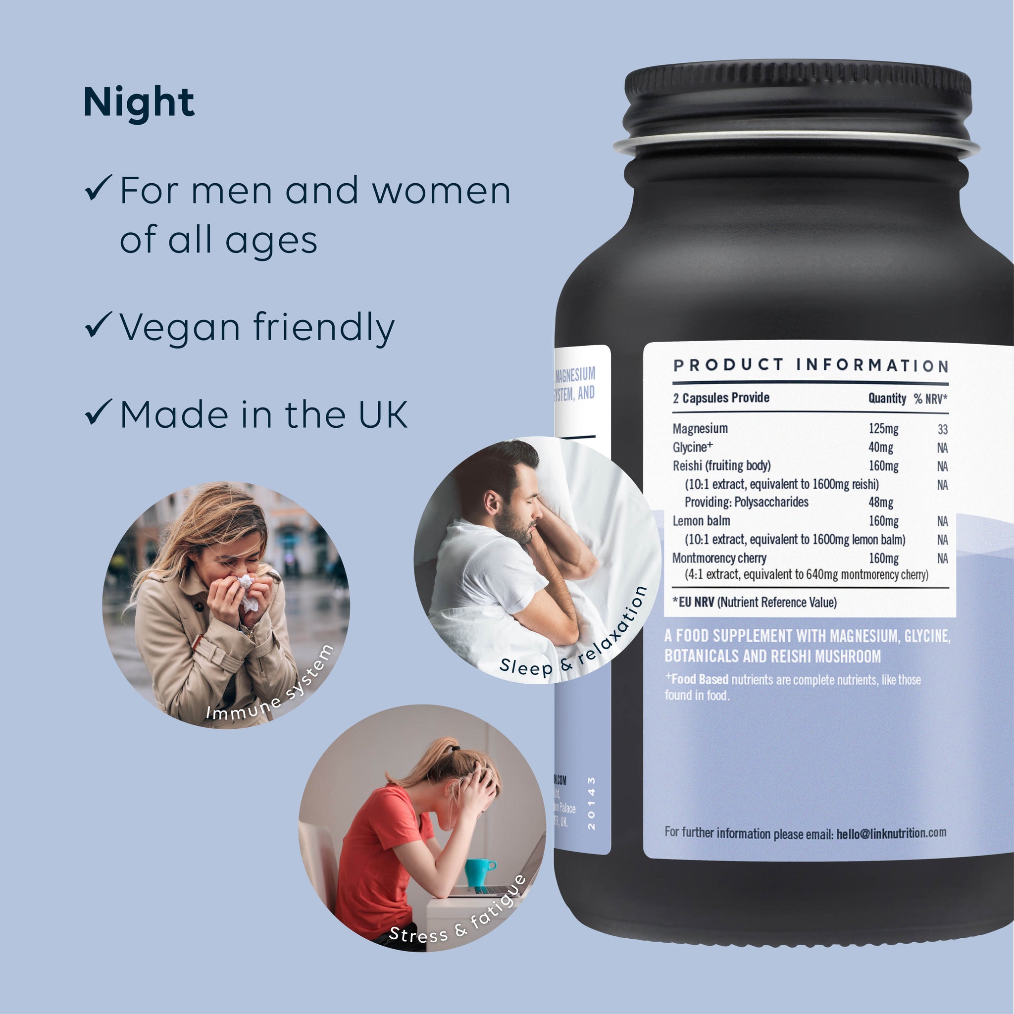 Night Food Based Vitamin and Mineral Natural Health Supplement – Link ...